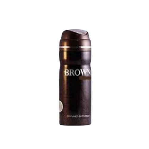 Fragrance World Brown Leather Deodorant 200ml - Perfumes For Less NG